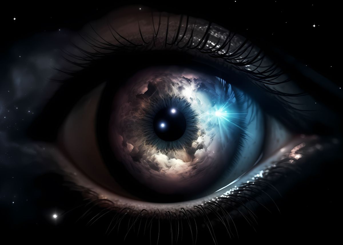 'See the stars' Poster, picture, metal print, paint by ...