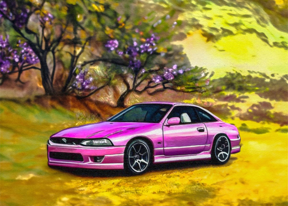 'Nissan S15 ' Poster, picture, metal print, paint by Victoria Rutledge ...