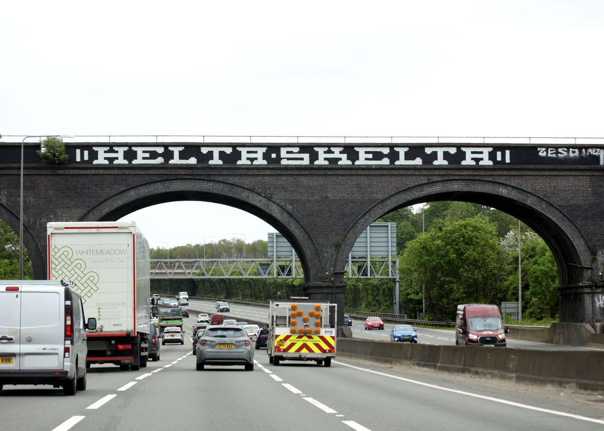 'England London M25 driving' Poster by BakalaeroZz Photography | Displate