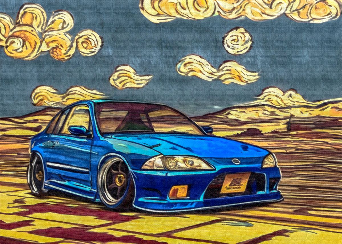 'S15 Silvia painting' Poster, picture, metal print, paint by Victoria ...