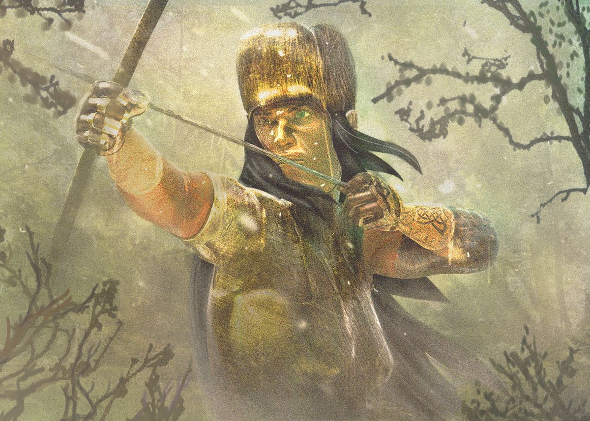 'ARTEMIS' Poster, picture, metal print, paint by Tijs Joos | Displate