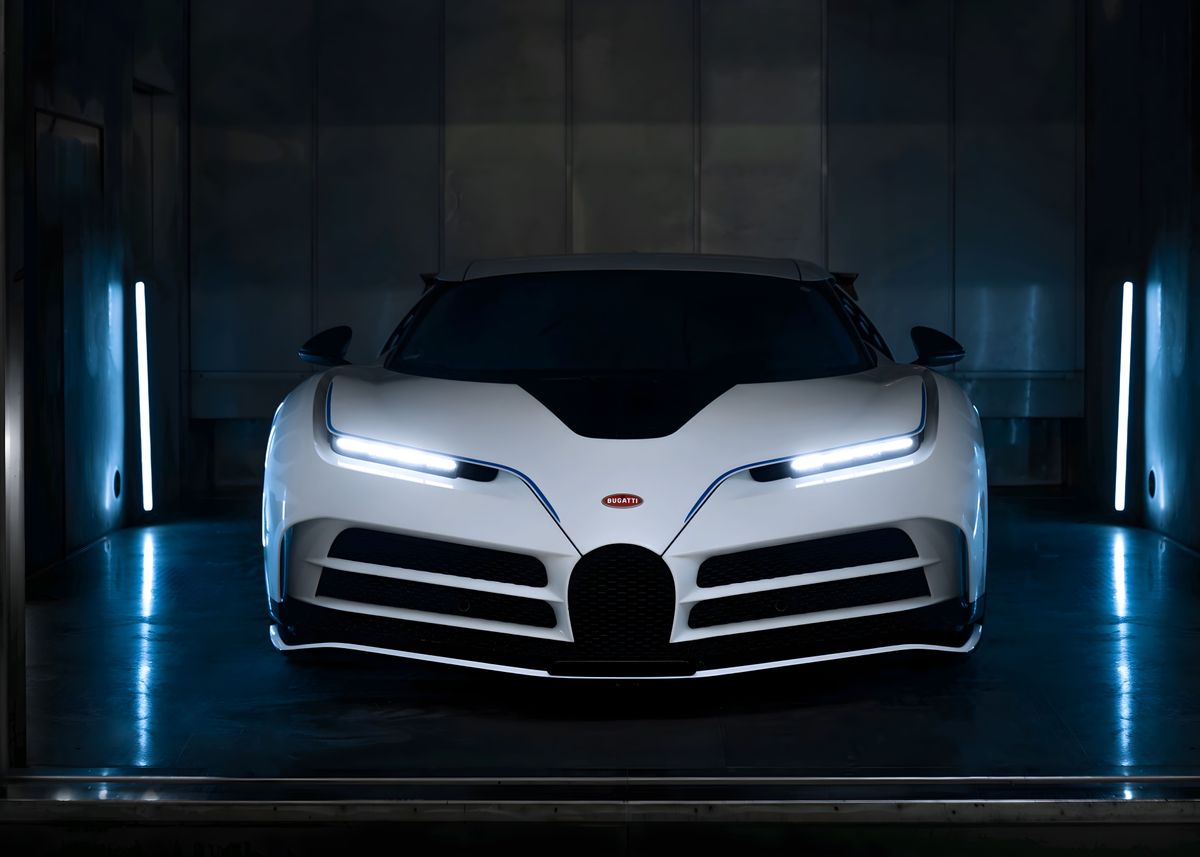 'Bugatti Centodieci ' Poster, picture, metal print, paint by Horror ...