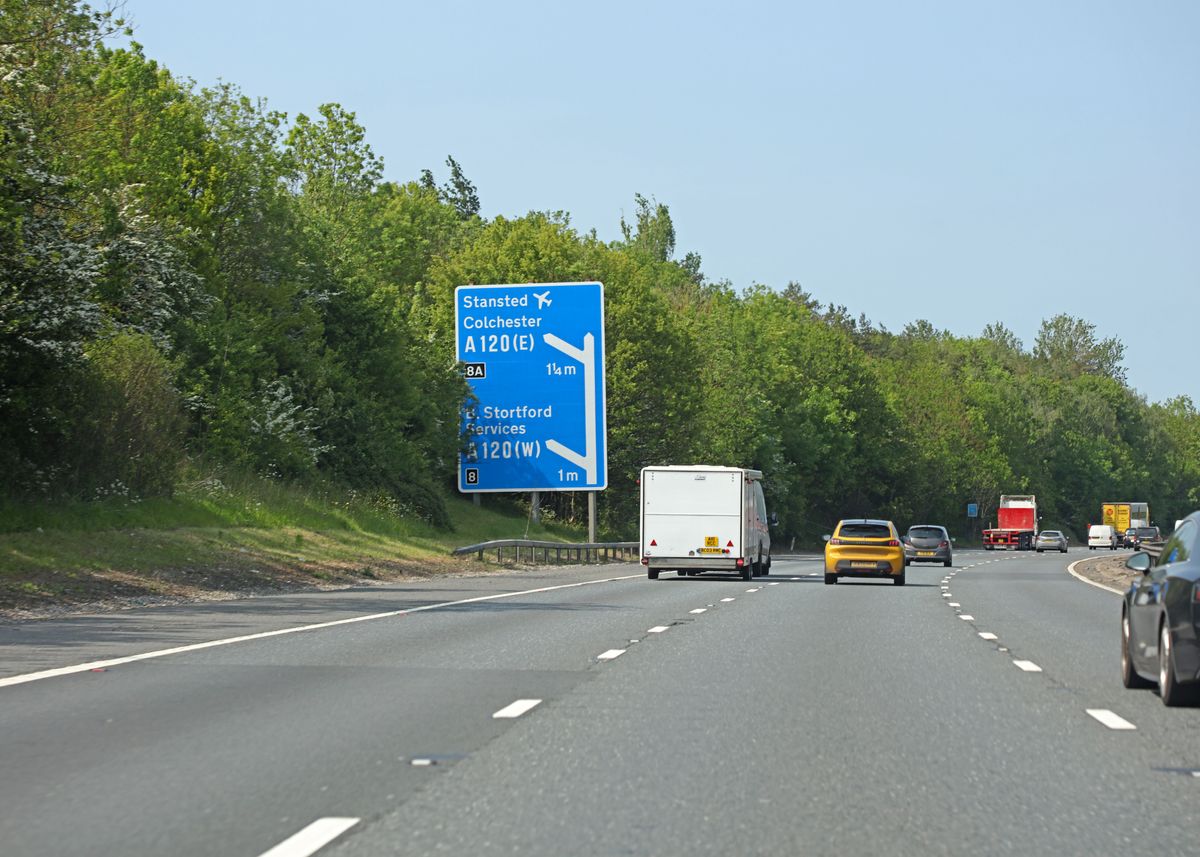 'London M 25 national road' Poster, picture, metal print, paint by ...