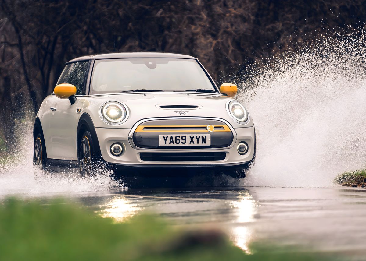 'Mini Cooper SE ' Poster, picture, metal print, paint by Sport Cars ...