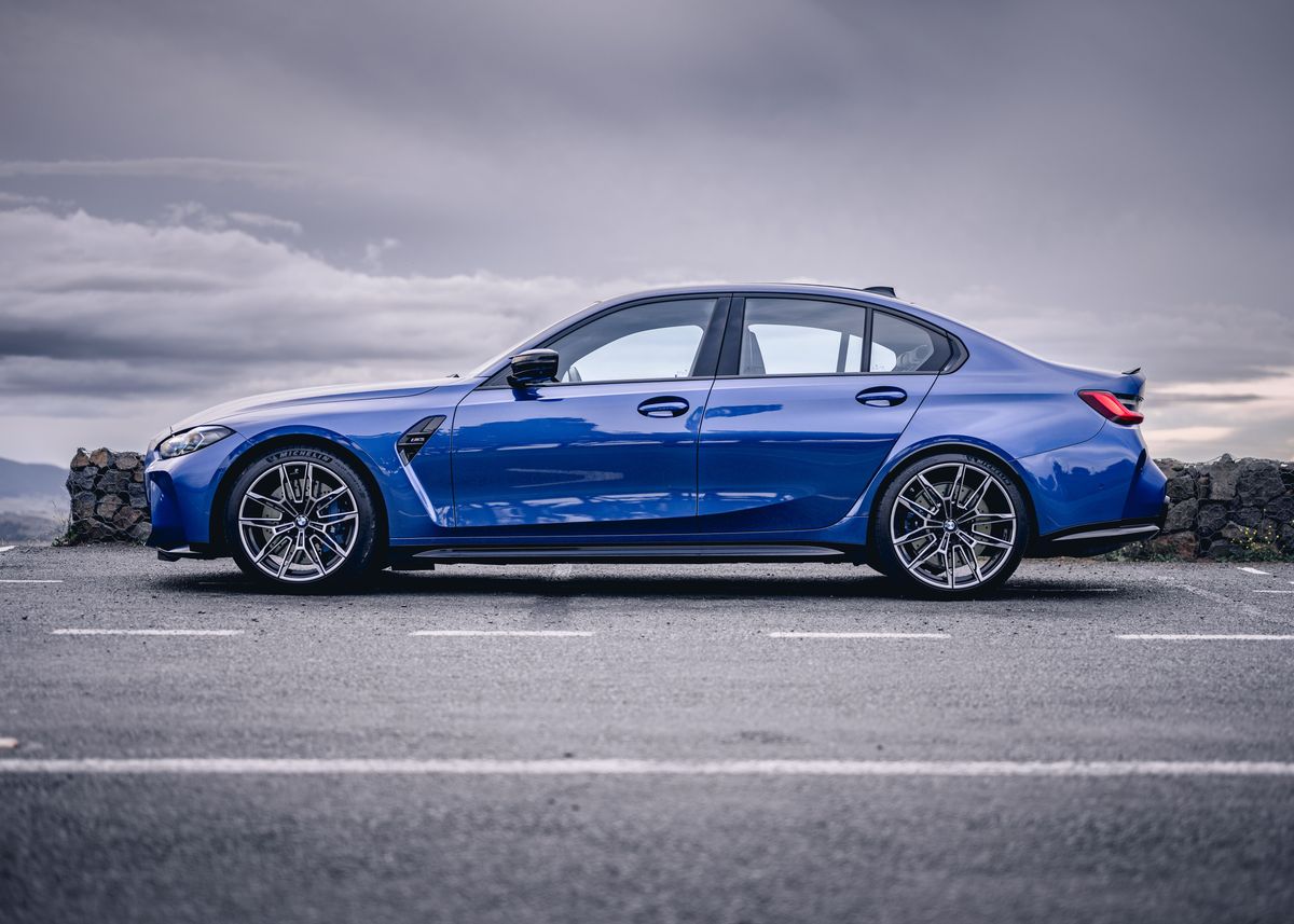 'BMW M3 G80 ' Poster, picture, metal print, paint by Game cars | Displate