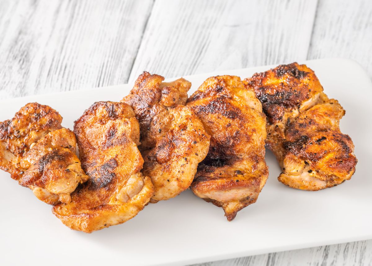 'Fried paprika chicken' Poster by Oleksandr Prokopenko | Displate