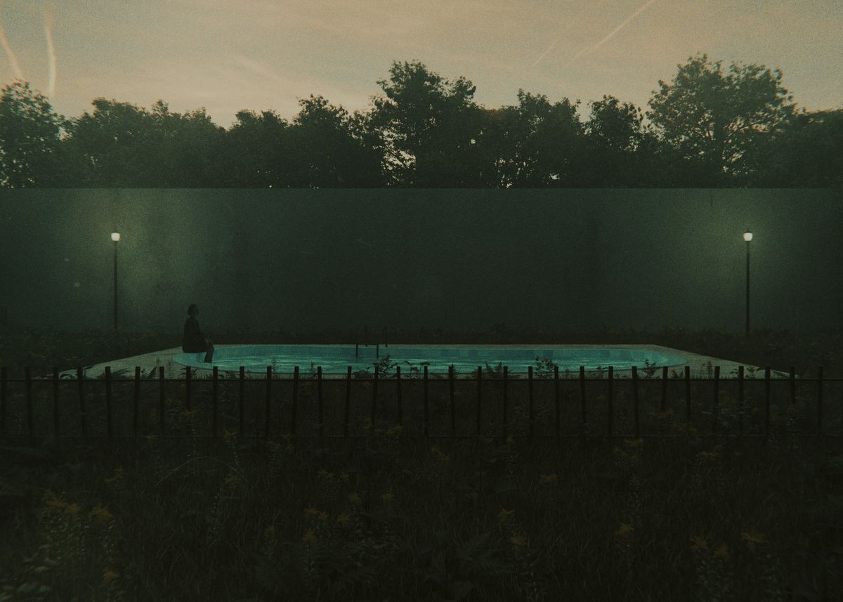 'Pool Back Scene 1 3D ' Poster by Irawan Rizky | Displate