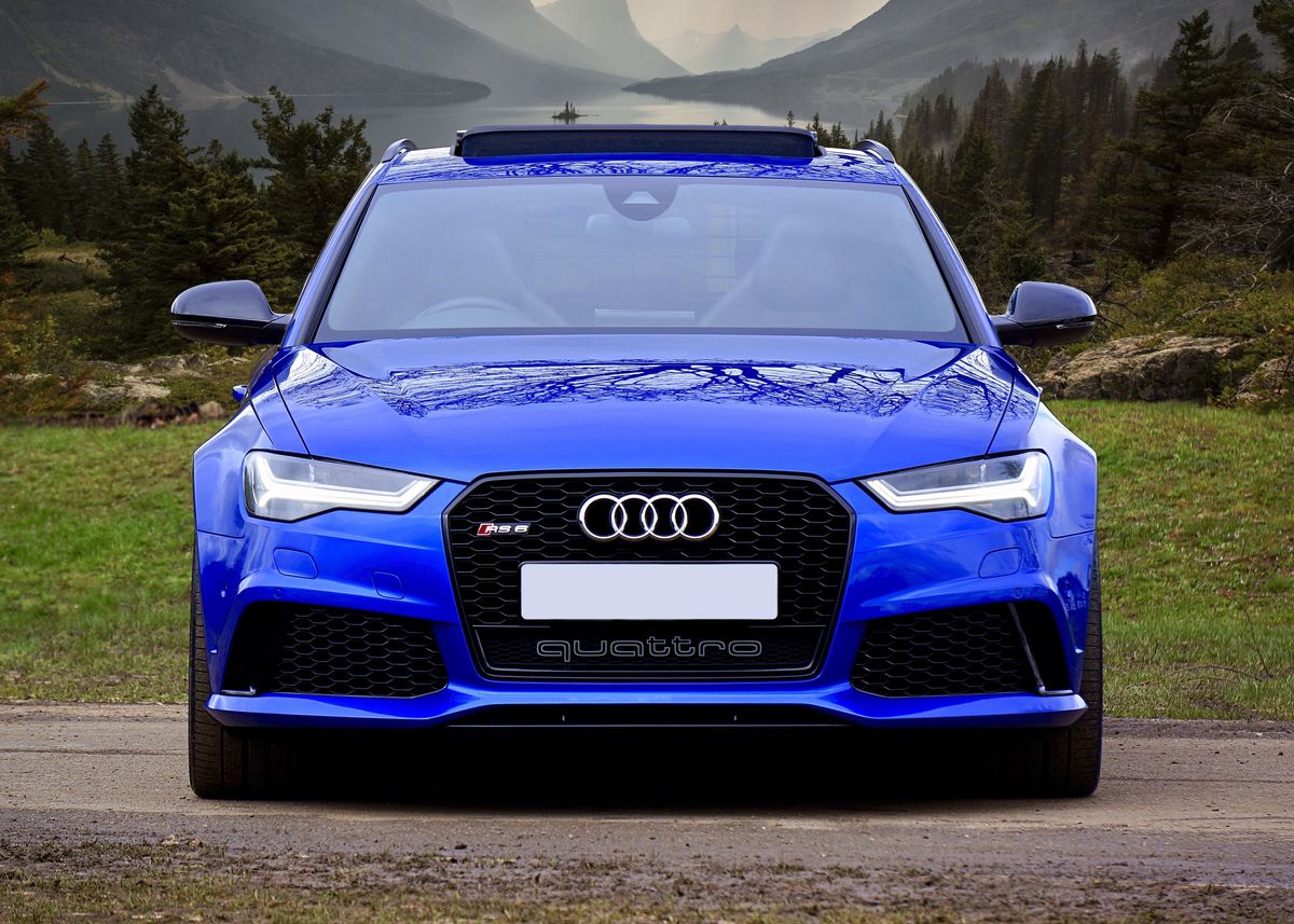 'Audi RS6' Poster, picture, metal print, paint by Indi Creator | Displate