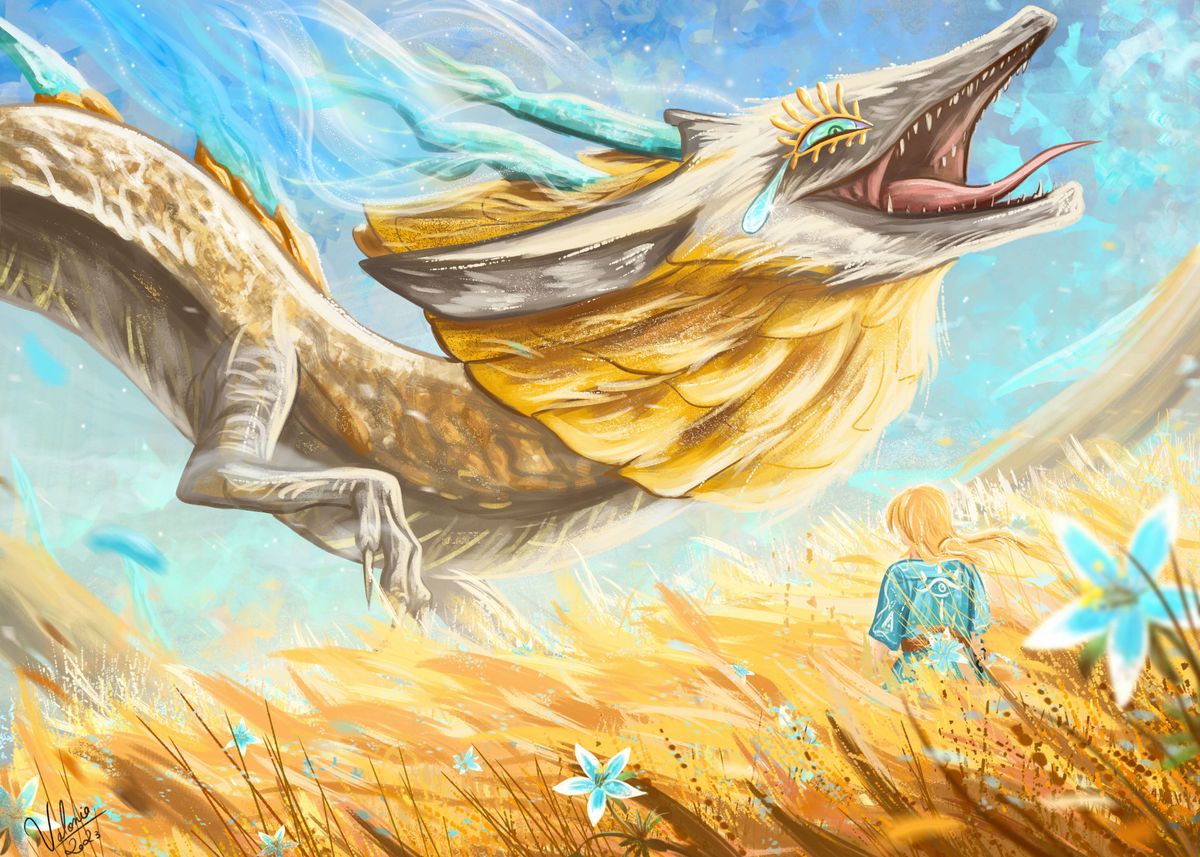 'The dragons tears' Poster, picture, metal print, paint by Margaux ...