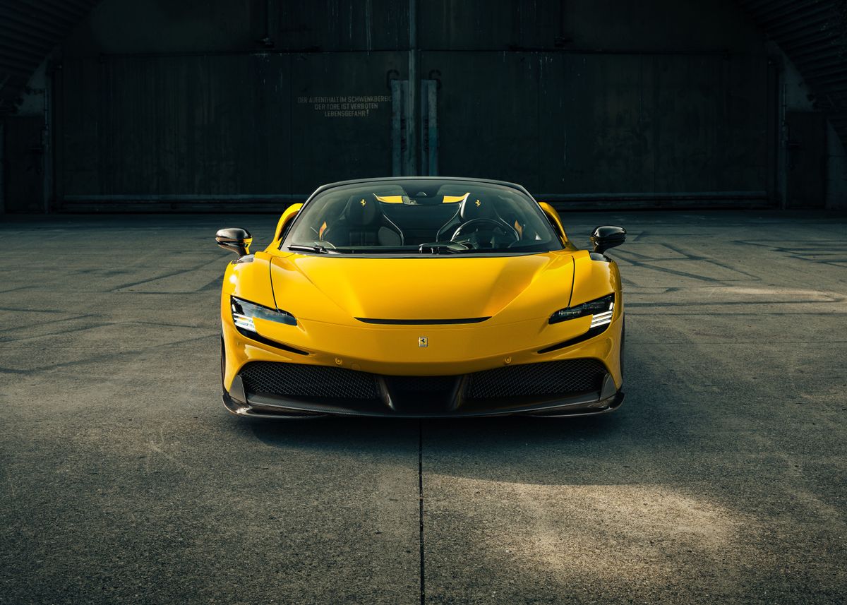 'Ferrari sf90 spider' Poster by El Object | Displate