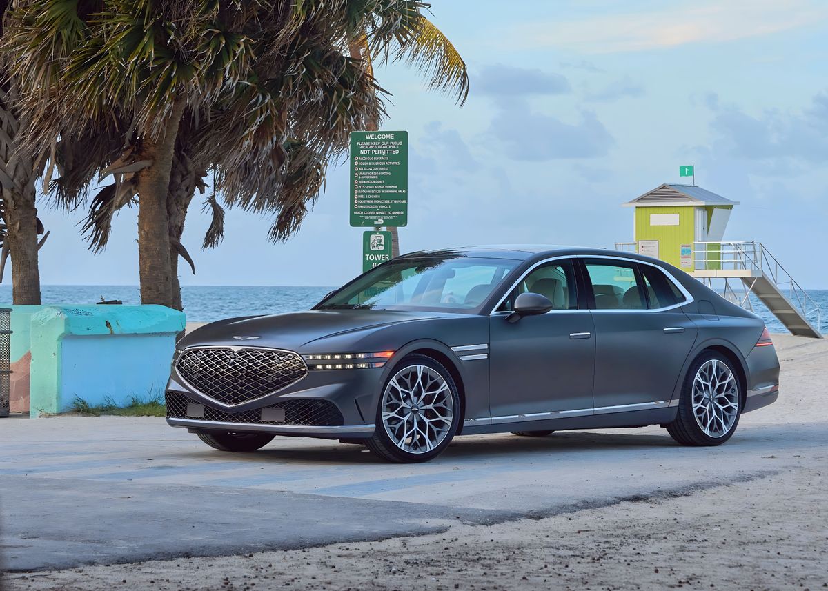 'Genesis G90 ' Poster, picture, metal print, paint by Horror Cars ...