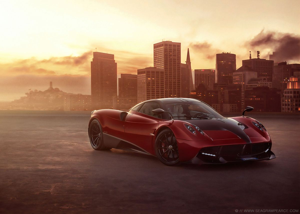 'Pagani' Poster, picture, metal print, paint by askadina shakee | Displate