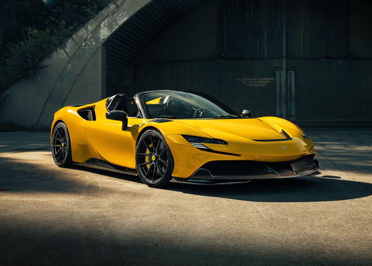 'Ferrari sf90 spider' Poster by El Object | Displate