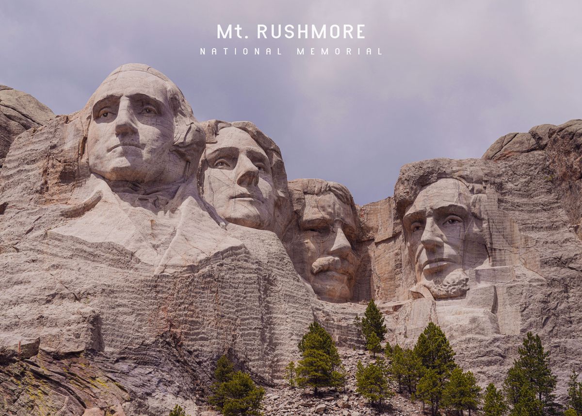 'Mount Rushmore ' Poster by Big City | Displate