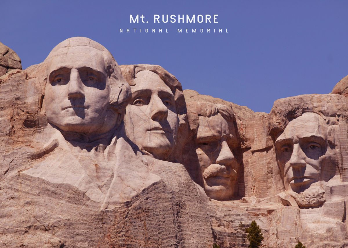 'Mount Rushmore ' Poster, picture, metal print, paint by Big City ...
