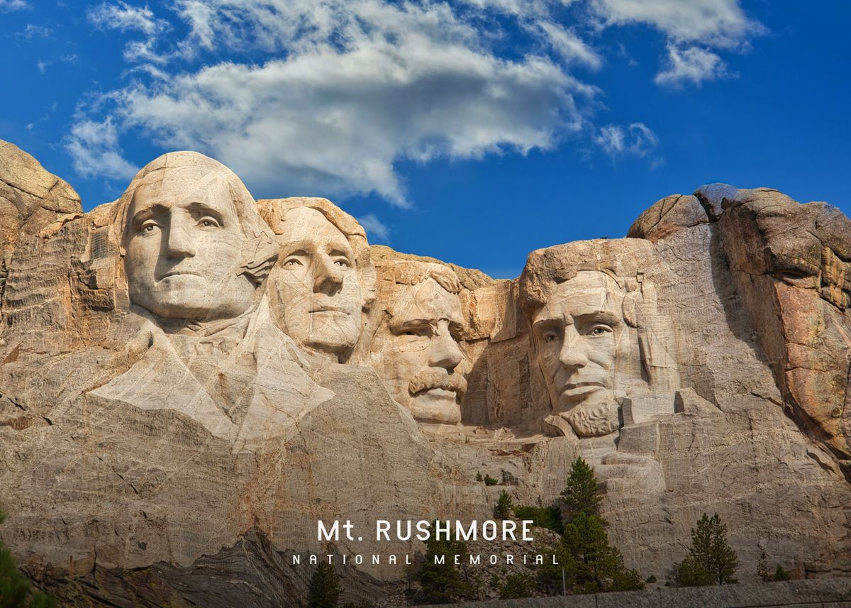 'Mount Rushmore ' Poster, picture, metal print, paint by Big City ...