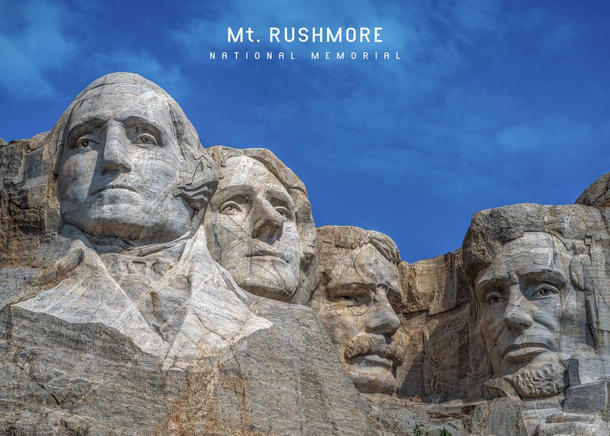 'Mount Rushmore ' Poster, picture, metal print, paint by Big City ...
