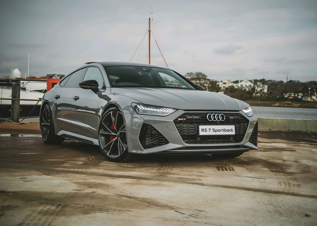 'Audi RS7' Poster, picture, metal print, paint by Indi Creator | Displate