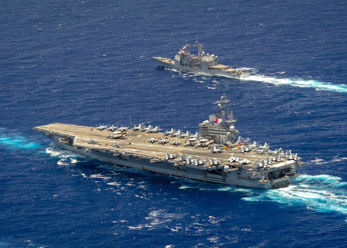 'Aircraft Carrier' Poster, picture, metal print, paint by Conceptual ...