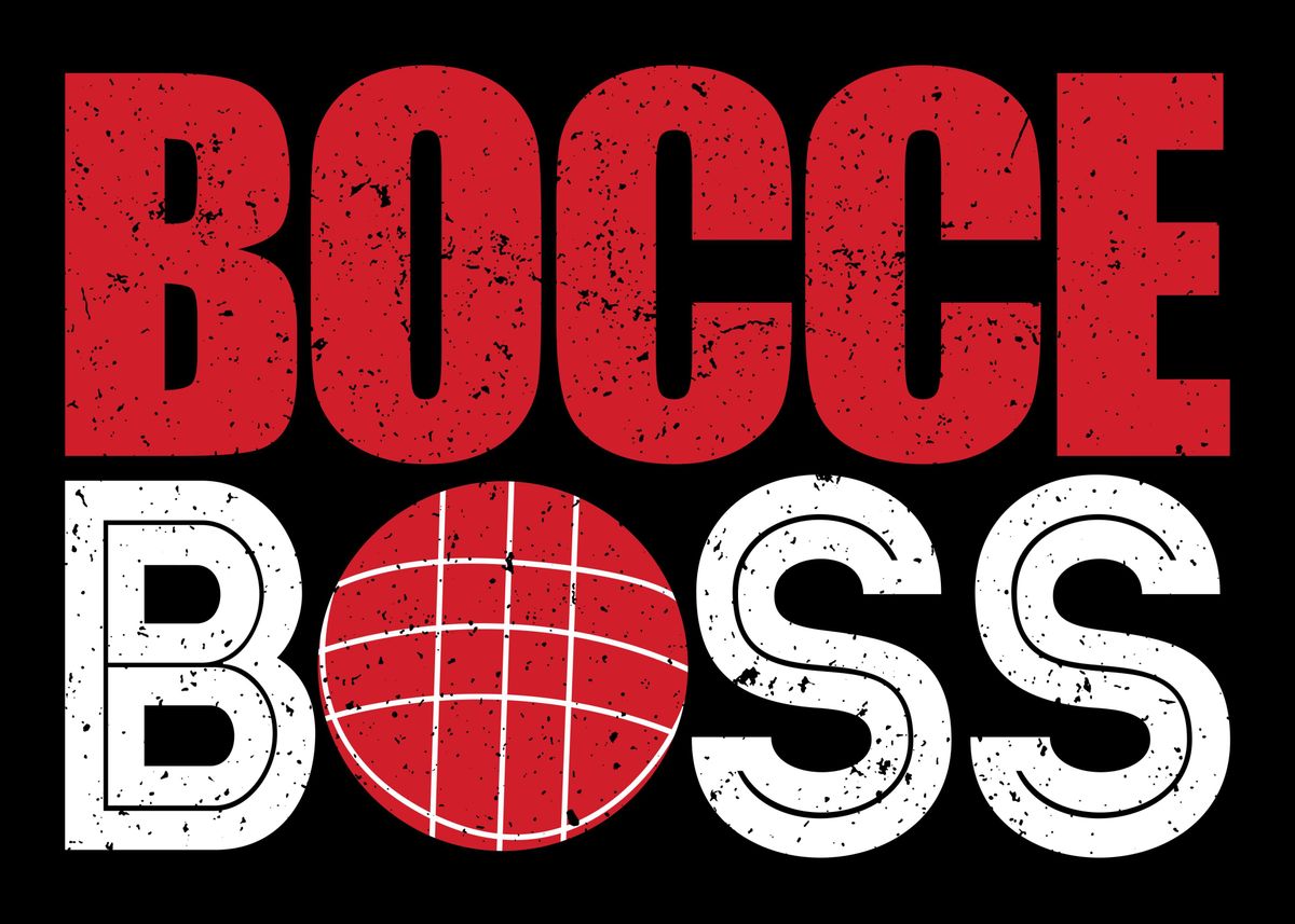 'Bocce Ball Player Player' Poster, picture, metal print, paint by ...