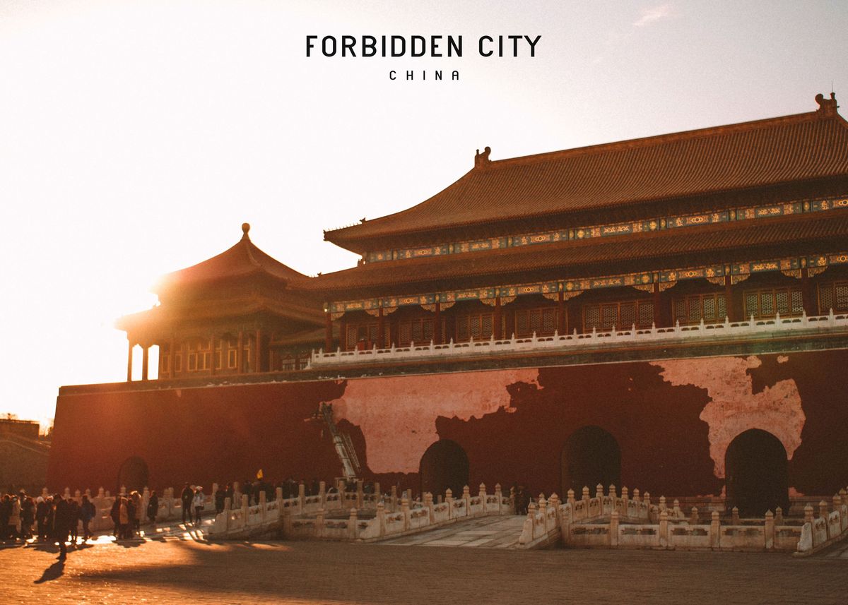 'Forbidden City ' Poster, picture, metal print, paint by Explore ...