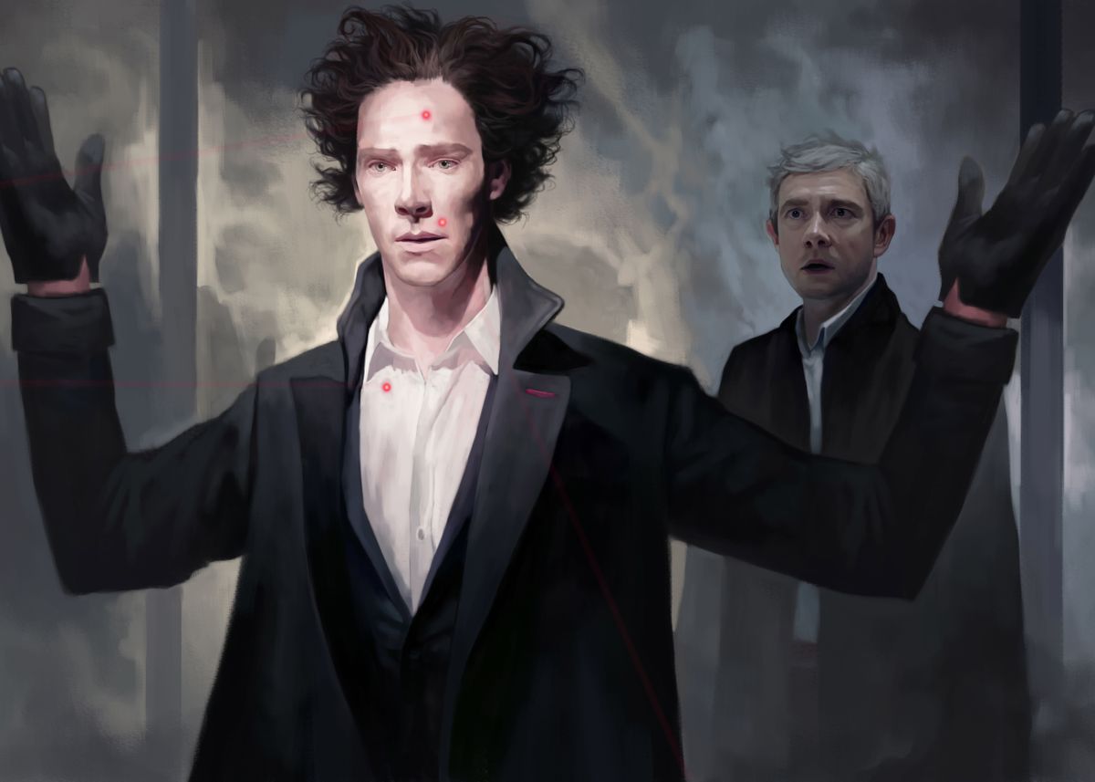 'Sherlock' Poster, picture, metal print, paint by Pranjal singh | Displate