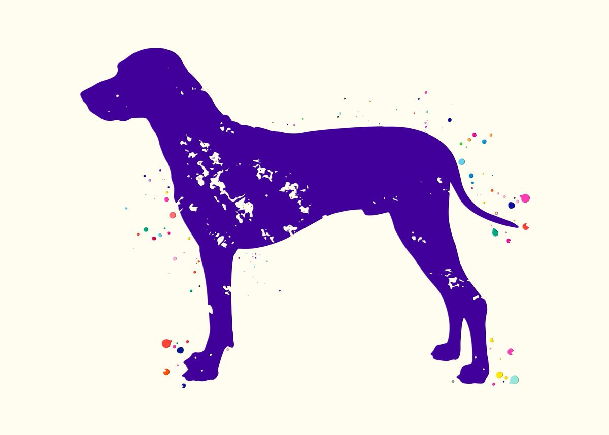 'Rhodesian Ridgeback Dog' Poster by Dutton Jerrell | Displate