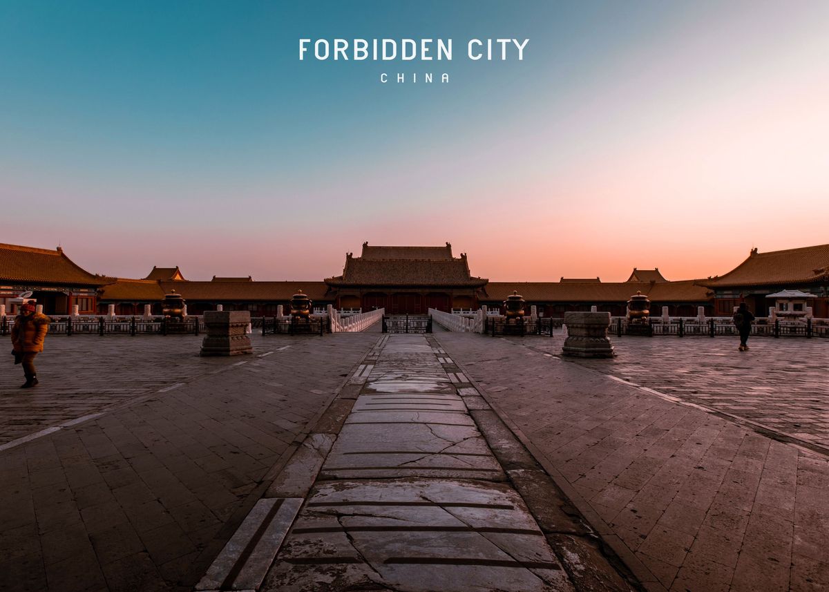 'Forbidden City ' Poster, picture, metal print, paint by Explore ...