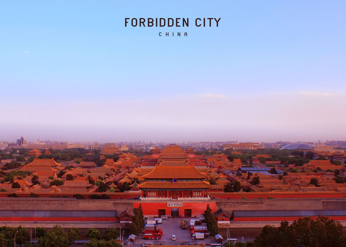 'Forbidden City ' Poster by Explore Universe | Displate