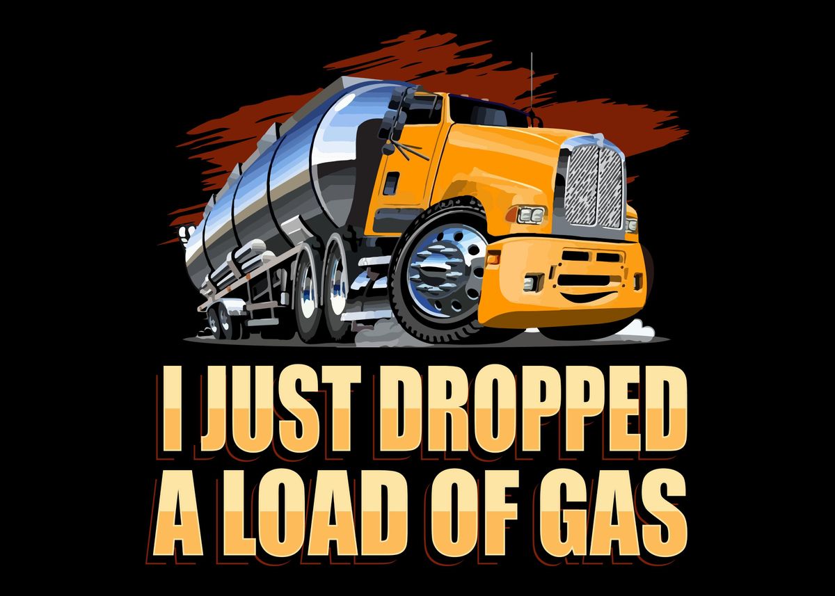 'Truck Driver' Poster, picture, metal print, paint by CrazySquirrel ...