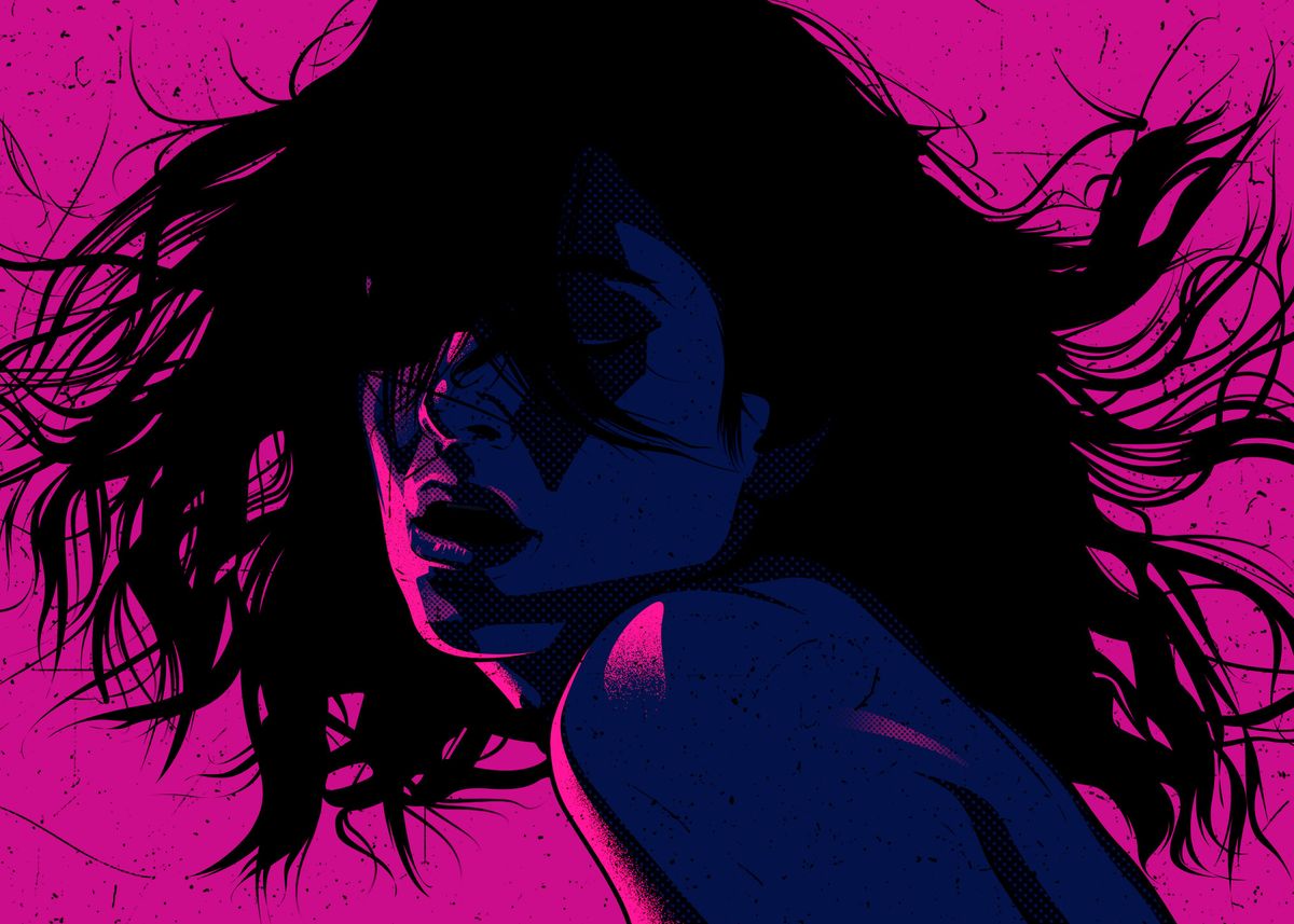 'Lorde' Poster, picture, metal print, paint by Ricky Caneso | Displate