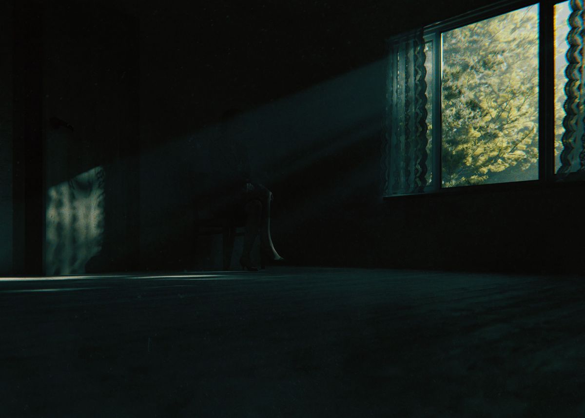 'Still Waiting Scene 2 3D' Poster, picture, metal print, paint by ...