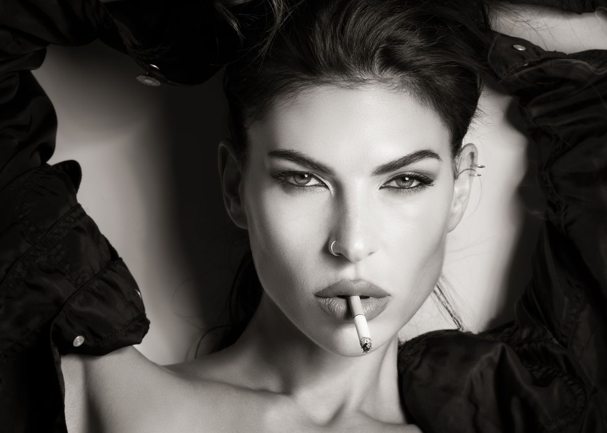 'young beauty' Poster, picture, metal print, paint by Frank Peters ...