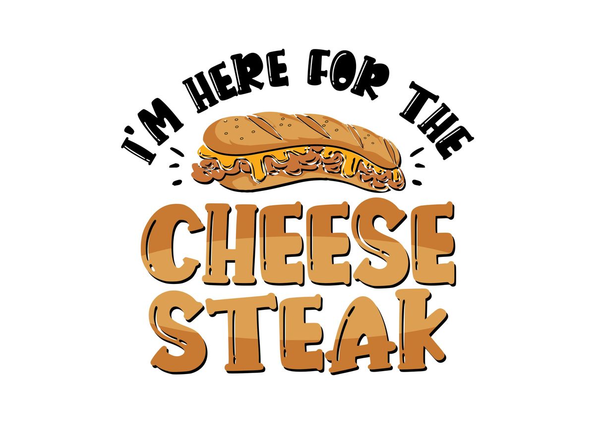 'Philly Cheesesteak' Poster, picture, metal print, paint by Sebastian ...
