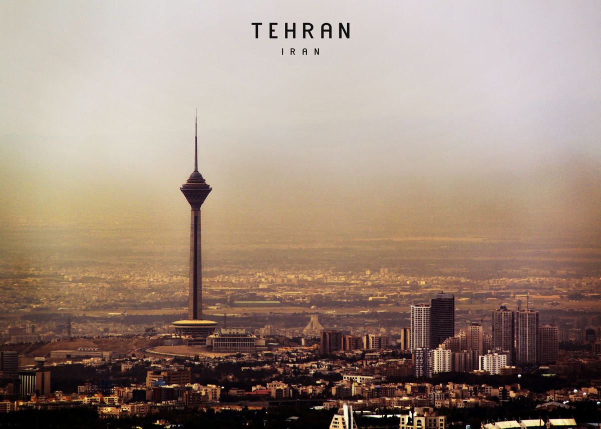 'Tehran ' Poster, picture, metal print, paint by Big City | Displate