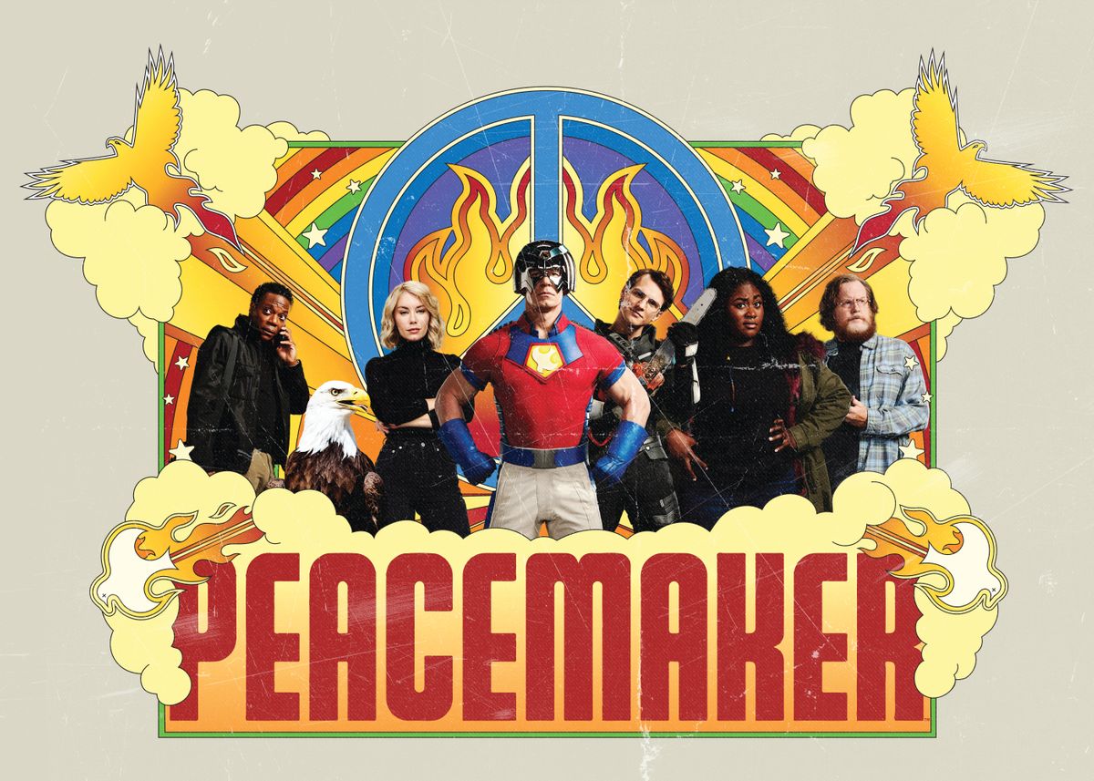 'Peace Team' Poster, picture, metal print, paint by DC Comics | Displate