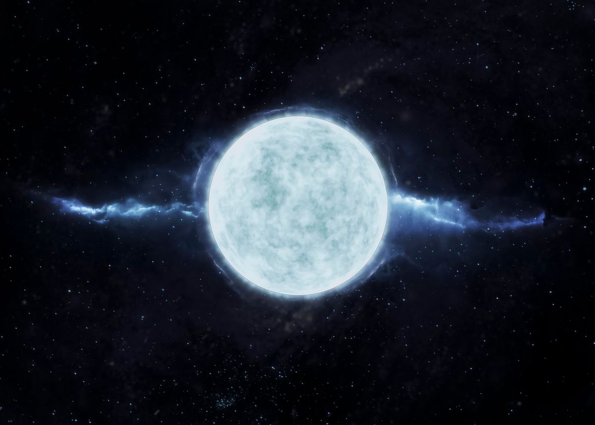 ' Star White Space ' Poster by Reality Art | Displate