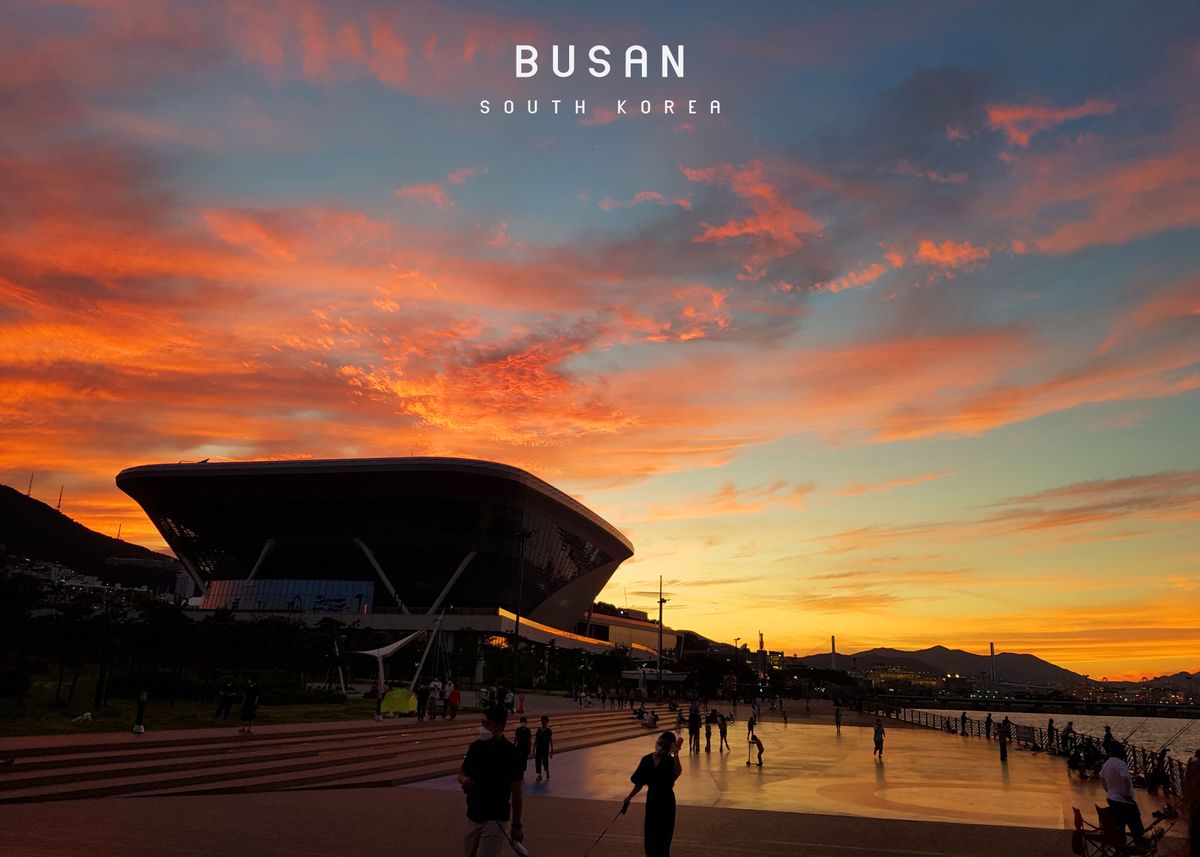 'Busan ' Poster, picture, metal print, paint by Big City | Displate