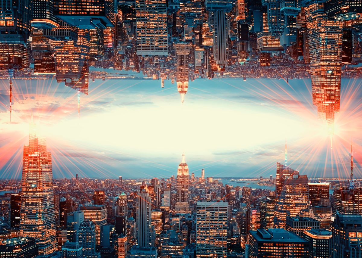 'Parallel Universe' Poster, picture, metal print, paint by Mango Art ...