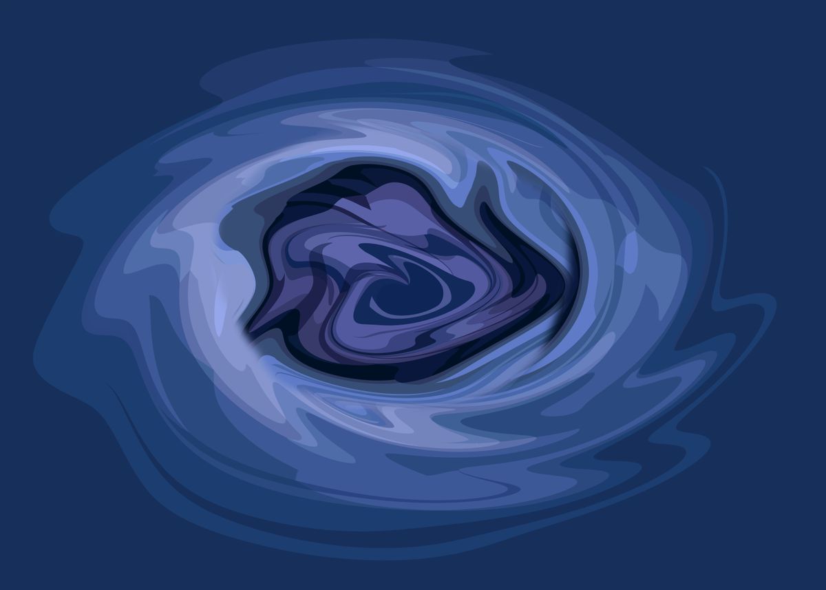 'Abstract Alien Swirl 2' Poster, picture, metal print, paint by Gani ...