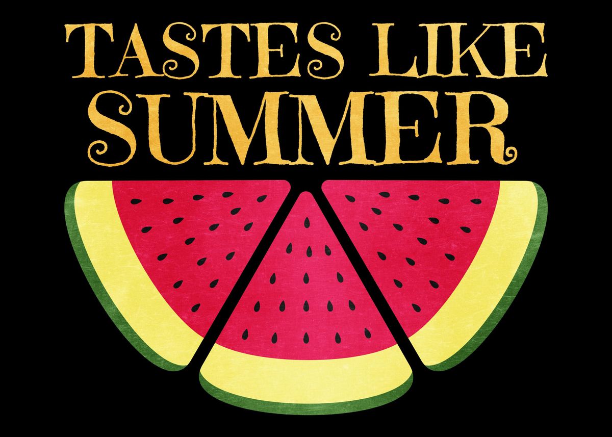 'Tastes Like Summer' Poster, picture, metal print, paint by Hexor ...