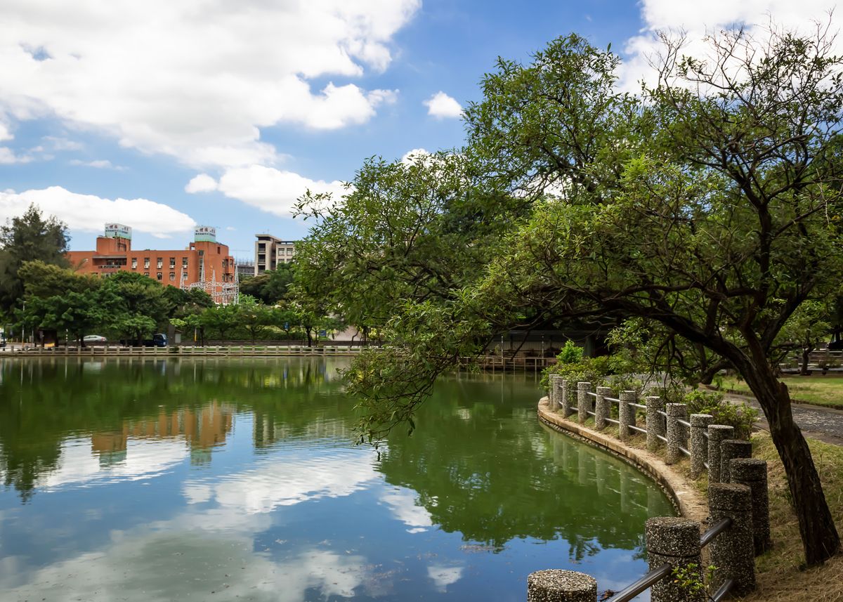 'Taiwan Linkou Sports Park' Poster, picture, metal print, paint by ...