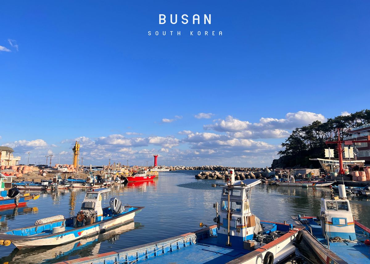 'Busan' Poster, picture, metal print, paint by Big City | Displate