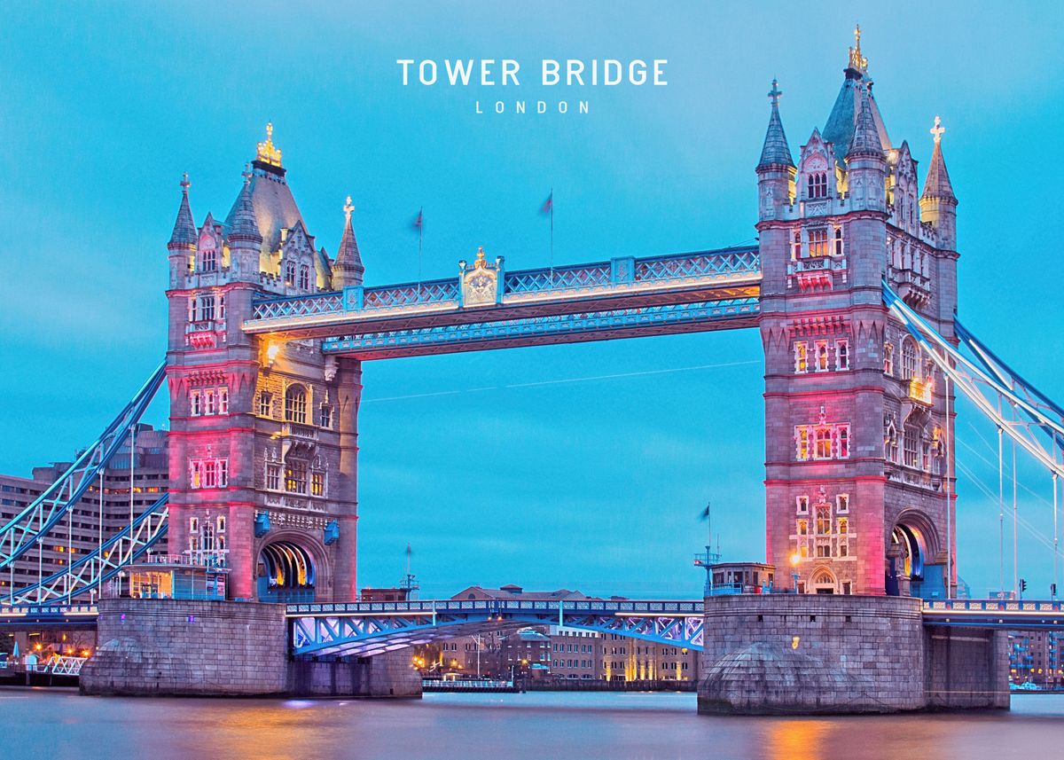 'Tower Bridge ' Poster, picture, metal print, paint by Travel Addict ...