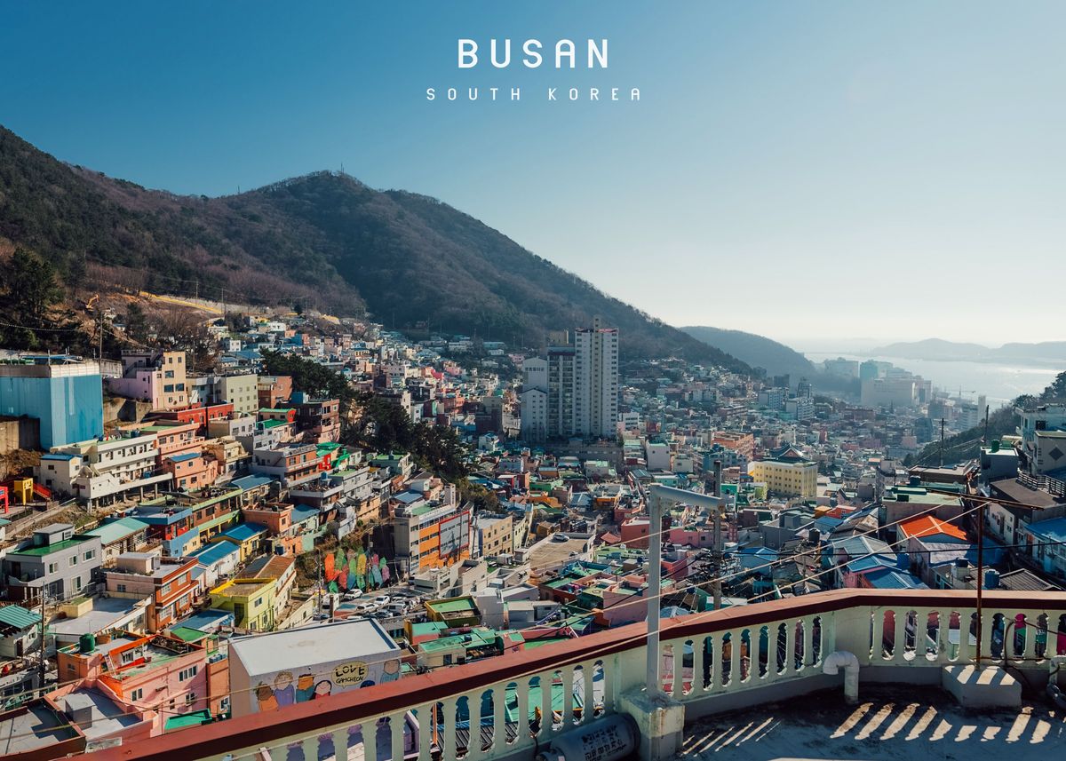 'Busan ' Poster, picture, metal print, paint by Big City | Displate
