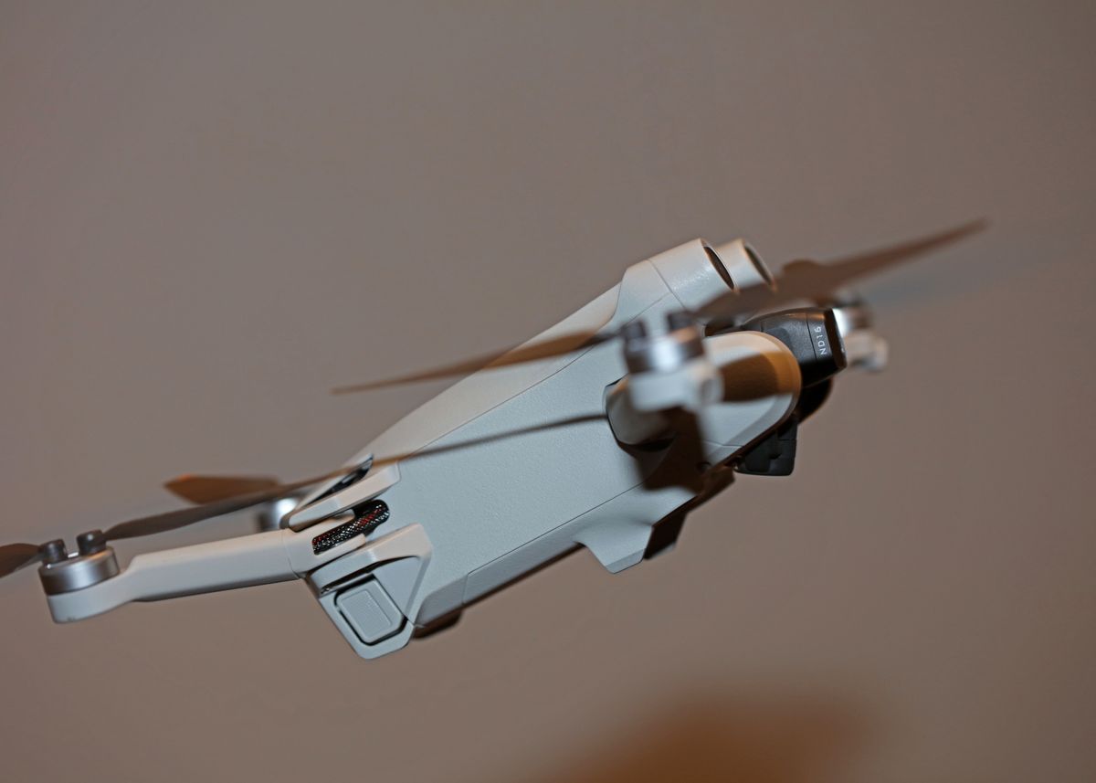 'Flying drone copter macro' Poster, picture, metal print, paint by ...