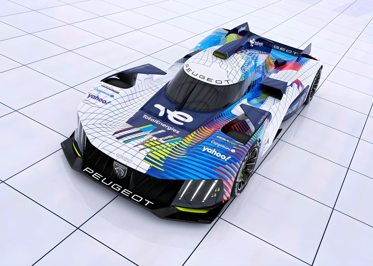 'Peugeot 9 x 8' Poster, picture, metal print, paint by Sport Cars ...