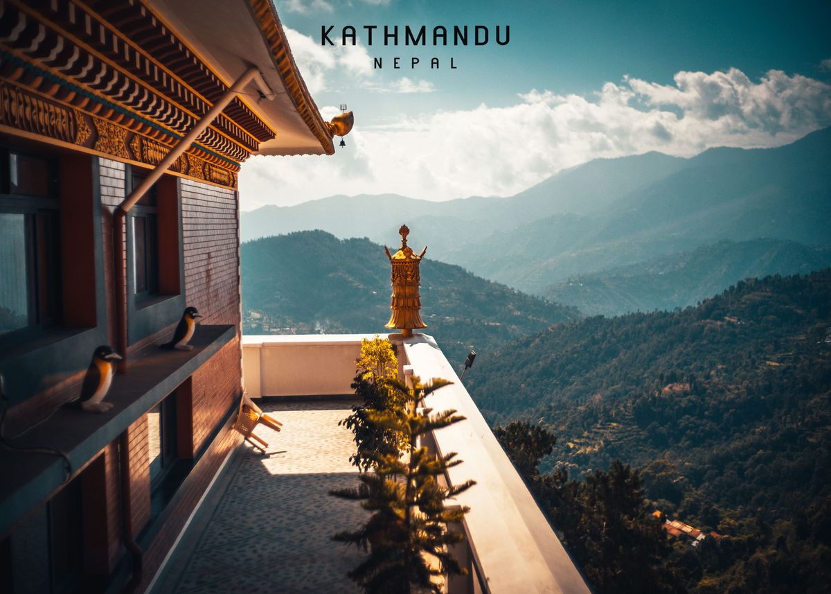 'Kathmandu' Poster by Travel Addict | Displate