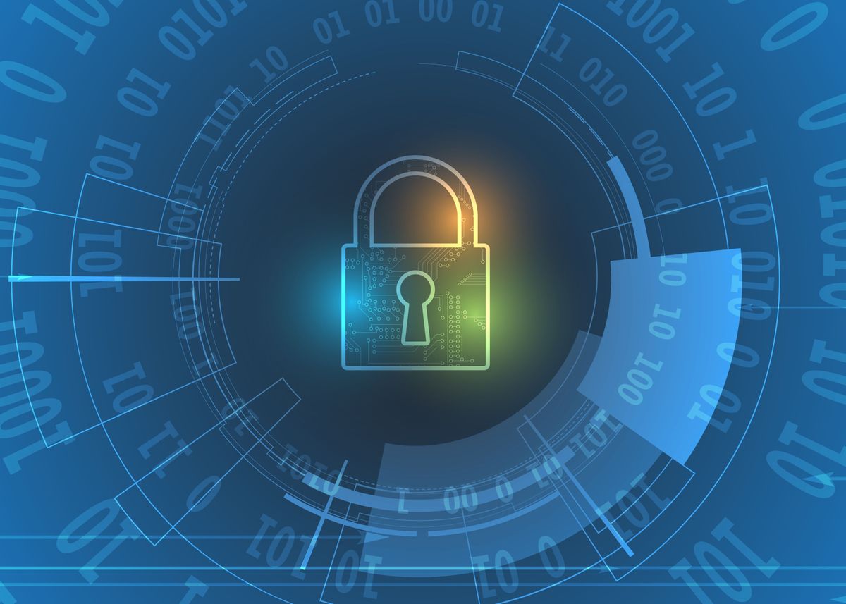 'Cyber security' Poster, picture, metal print, paint by Vs 1489 | Displate