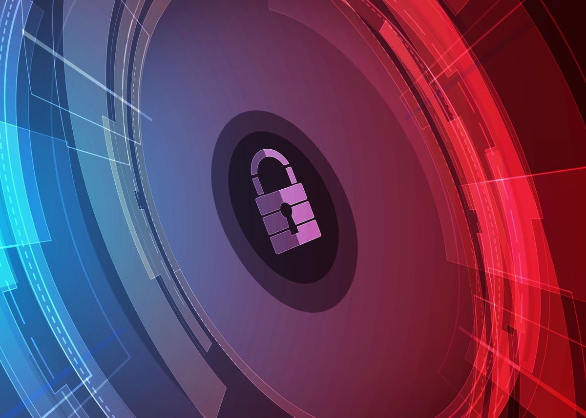 'Cyber security' Poster, picture, metal print, paint by Vs 1489 | Displate